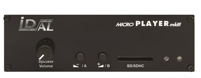 MicroPlayer mkIII+ | Pro Audio Player, Amplified & Interactive RS-232